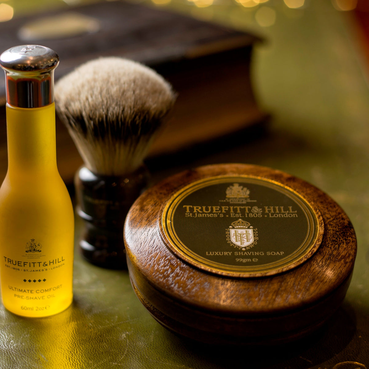 Luxury Shaving Soap in Wooden Bowl - Truefitt & Hill US