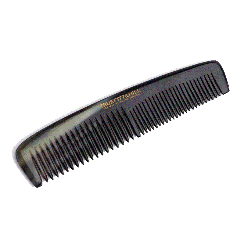 Medium Double Tooth Horn Comb (6") - Truefitt & Hill US